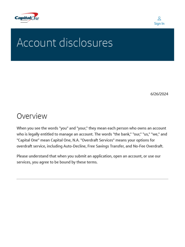 CapitalOne | PDF | Cheque | Transaction Account