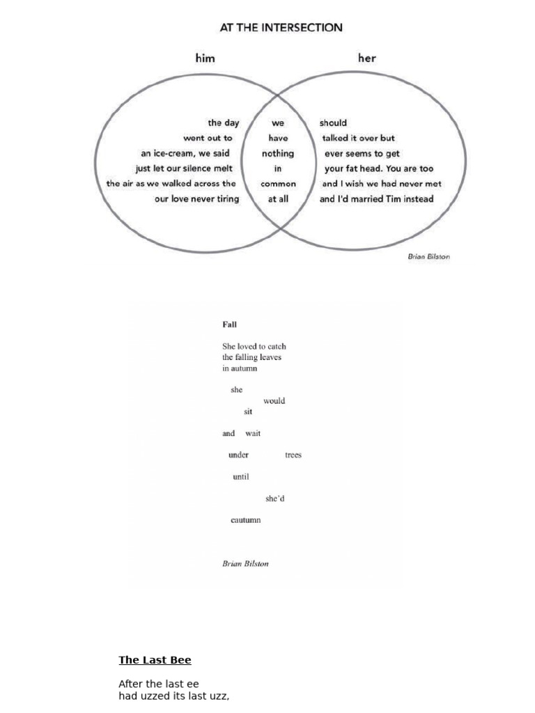 Brian Bilston Selected Poems | PDF