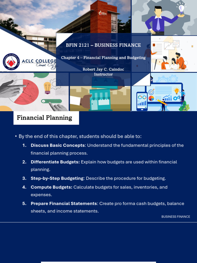 Chapter 4. Business Finance | PDF | Budget | Expense
