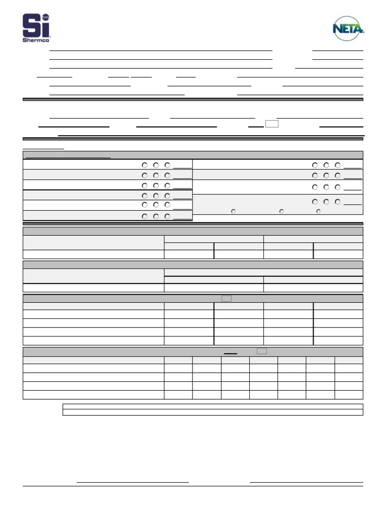 Transfer Switch Inspection Checklist | PDF | Switch | Electrical Components