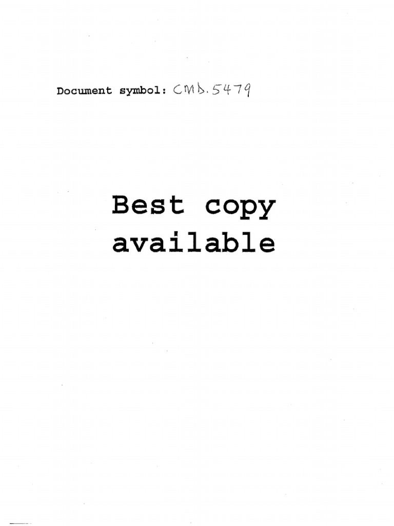 Palestine Royal Commission CMD 5479-1 | PDF