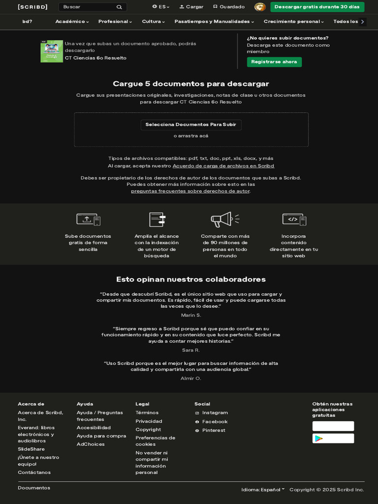 Suba Un Documento _ Scribd | PDF | Scribd | Red mundial