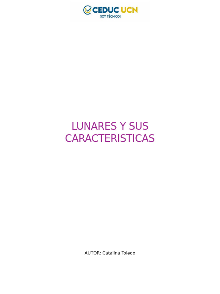 Lunares y Sus Caracteristicas | PDF | Melanoma | Cáncer