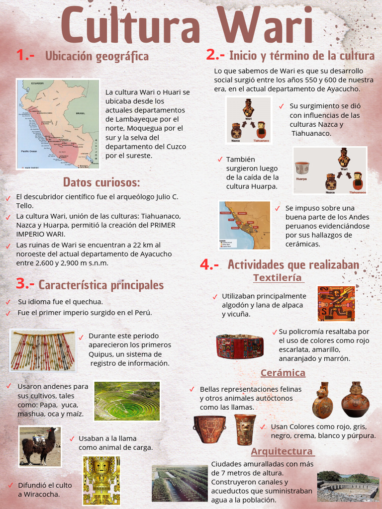 Cultura Wari: Primer Imperio Andino | PDF