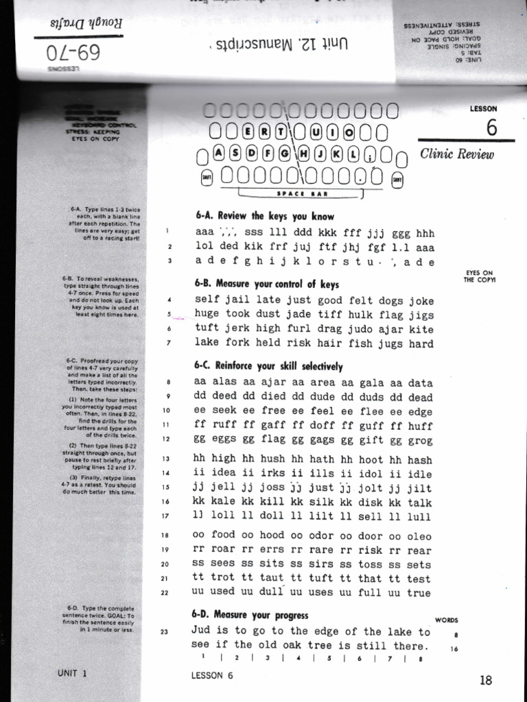 Typing 6-25 | PDF