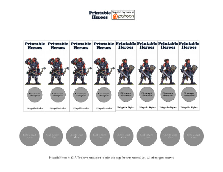 Hobgoblin ArcherFighter 01 Free | PDF