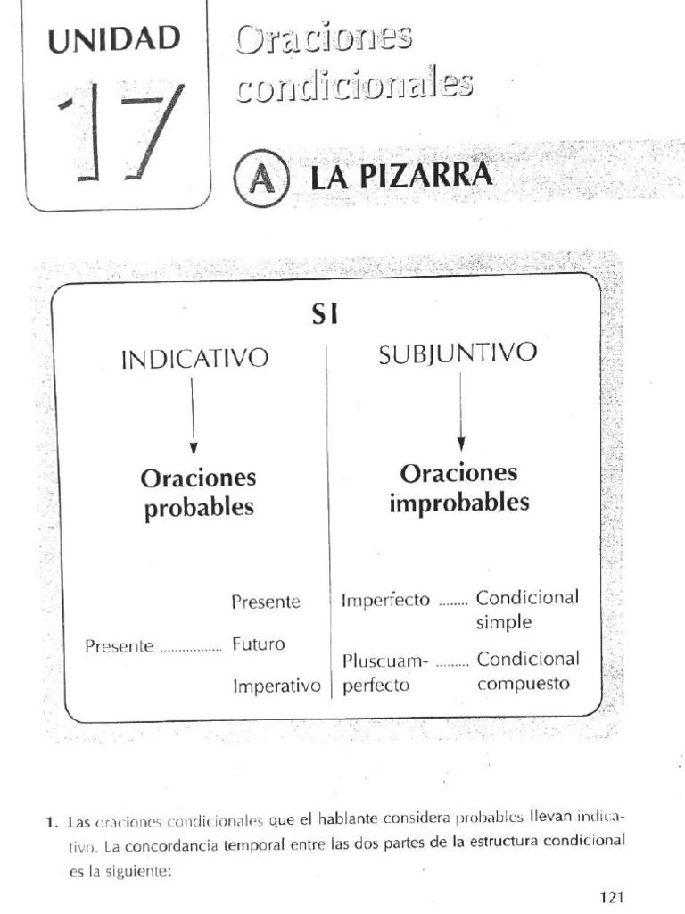 SD oraciones condicionales HISP GR 1 | PDF