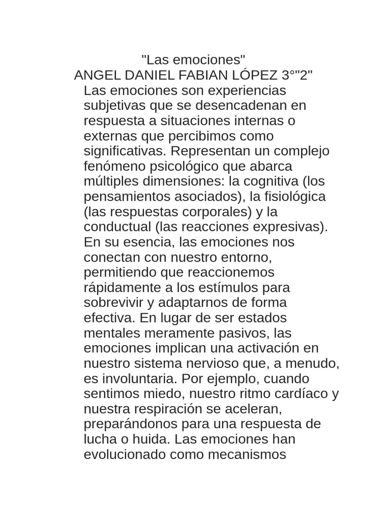 Ange | PDF | Las emociones | Sicología