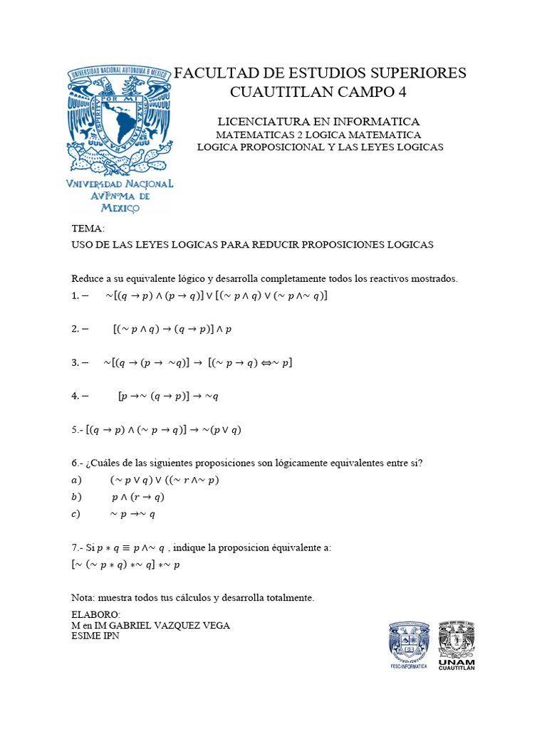 3 INFORMATICA LEYES LOGICAS1 14022025 | PDF
