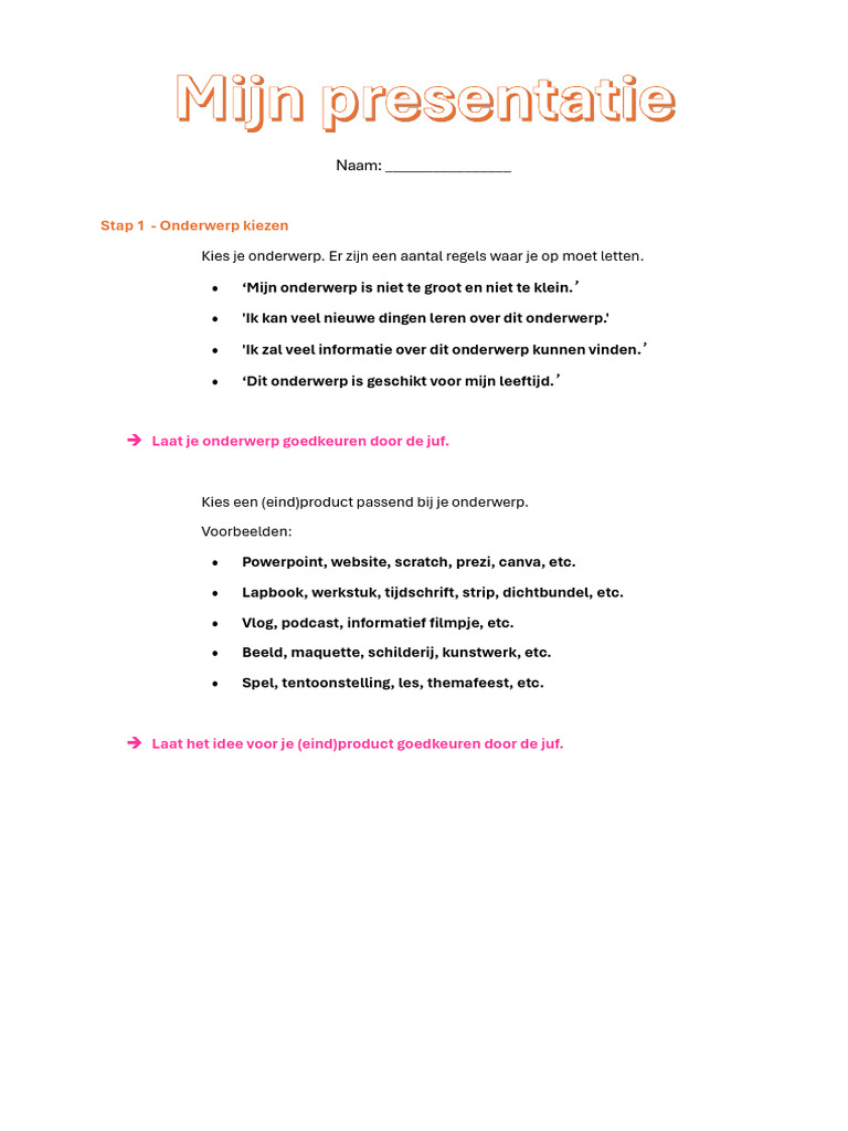 Uitleg Presentatie | PDF