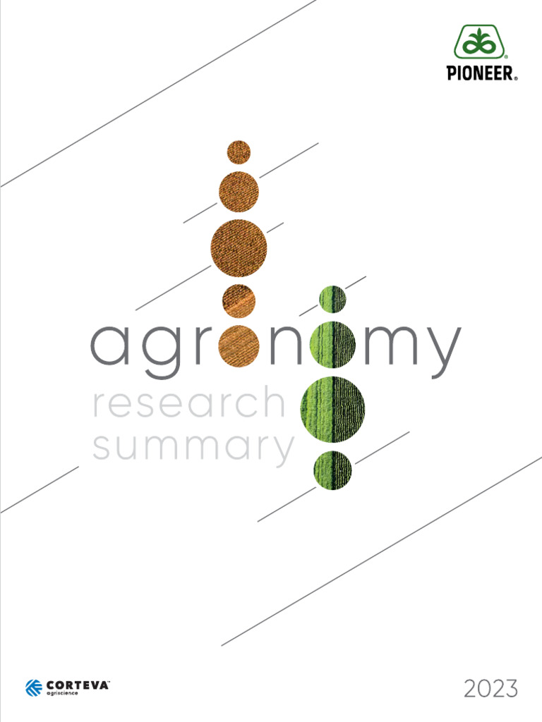 2023 Agronomy Research Summary Book Pioneer NA US V1 | PDF | Maize | Agronomy
