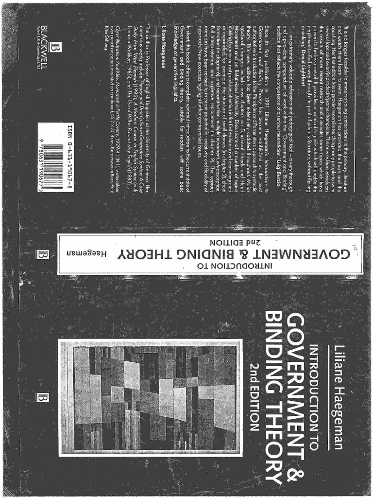 Goverbment & Binding Theory | PDF