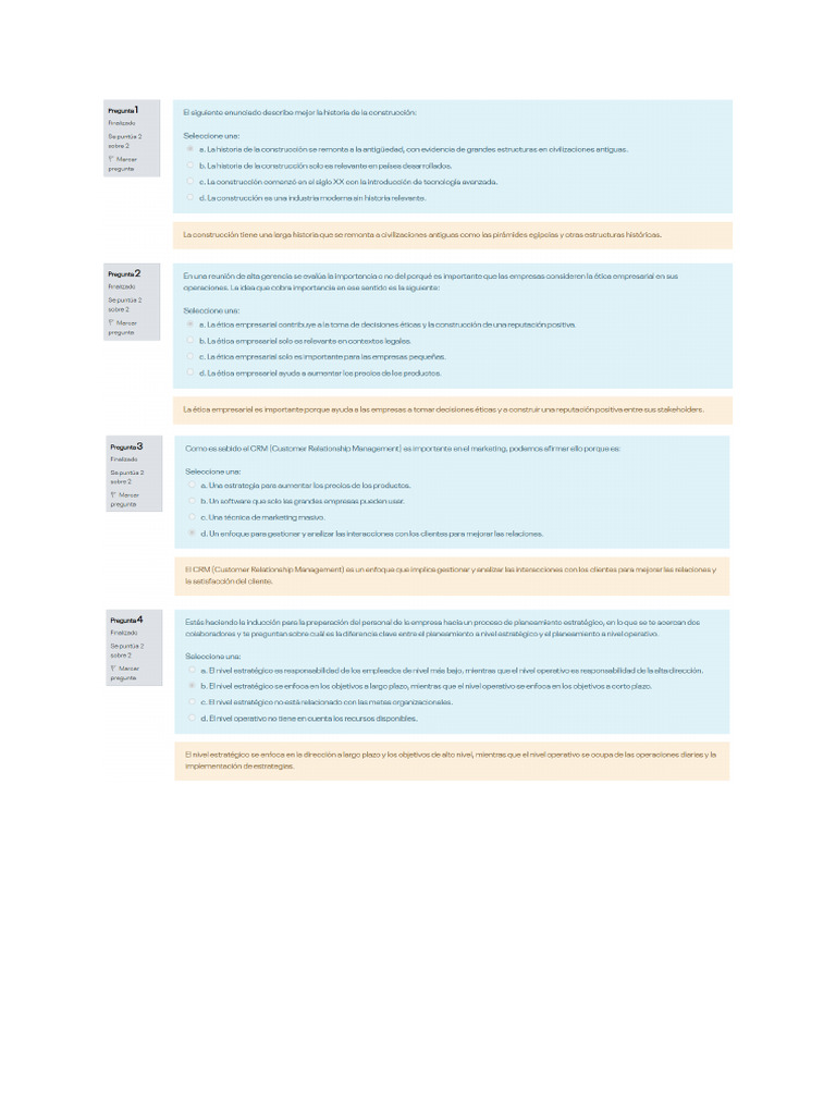 Direccion de La Construccion Ex1 | PDF