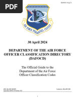 Department of The Air Force Organization Chart | PDF | Defence ...