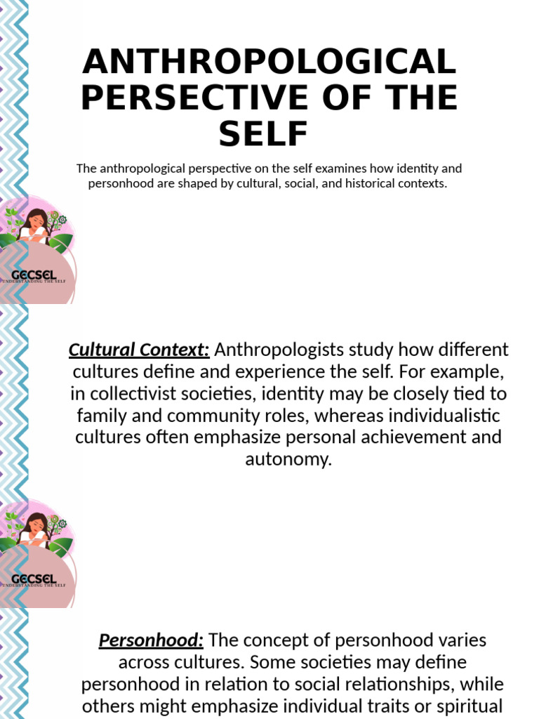 Anthropological Insights on Self and Identity | PDF | Identity (Social ...