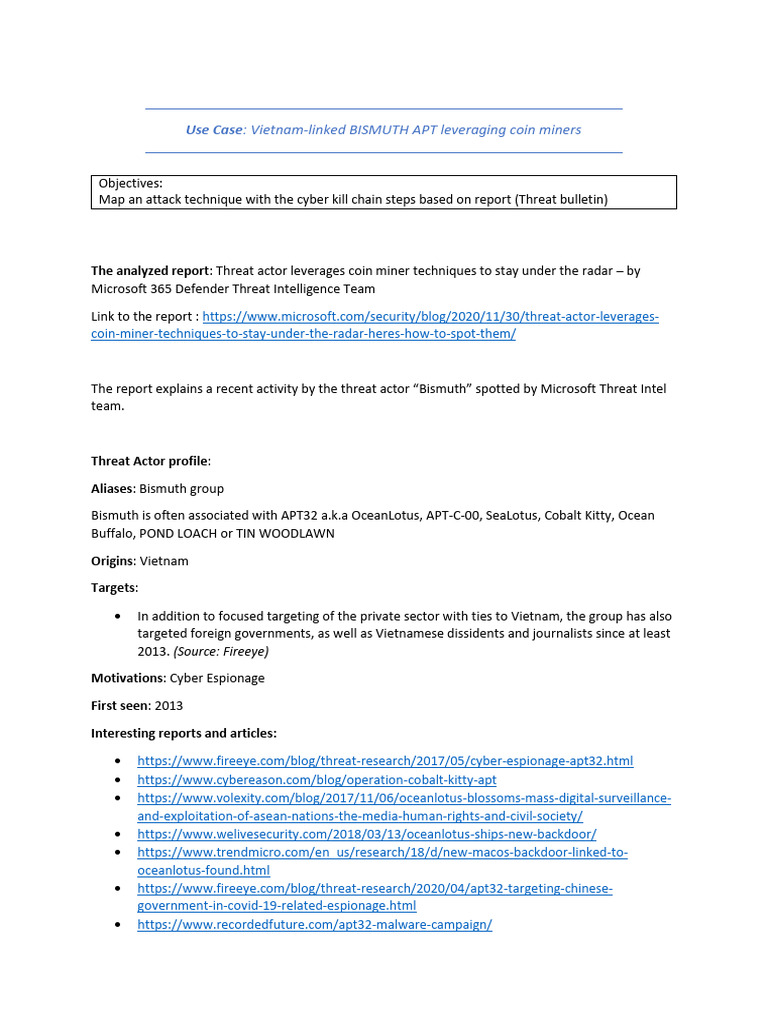 CTI Course 2023 2024 Chapter 7 Solution | PDF | Malware | Computer Science