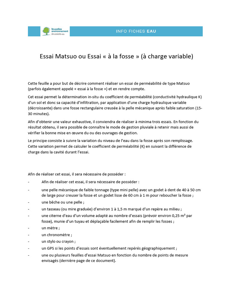 O015 - Fiche n2 - Essai Matsuo FR | PDF