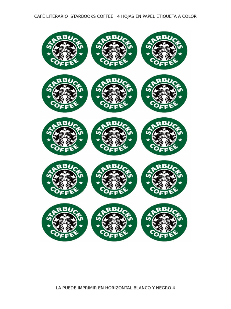 Café Literario Starbooks: Imprenta 4H | PDF