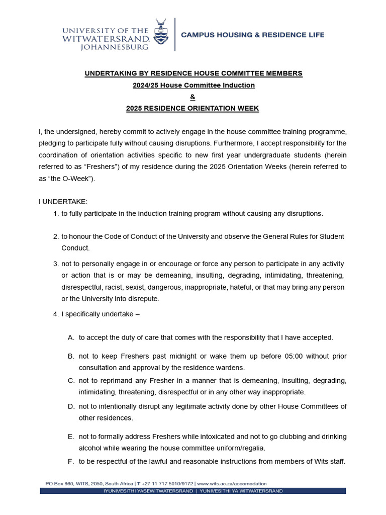 O-Week Code of Conduct 2025 (1) 2 | PDF