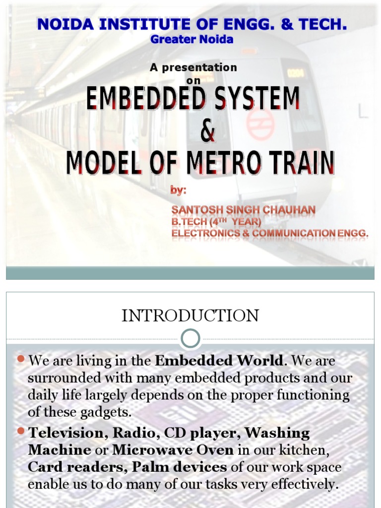 Introduction to Embedded Systems | PDF | Embedded System | Microcontroller