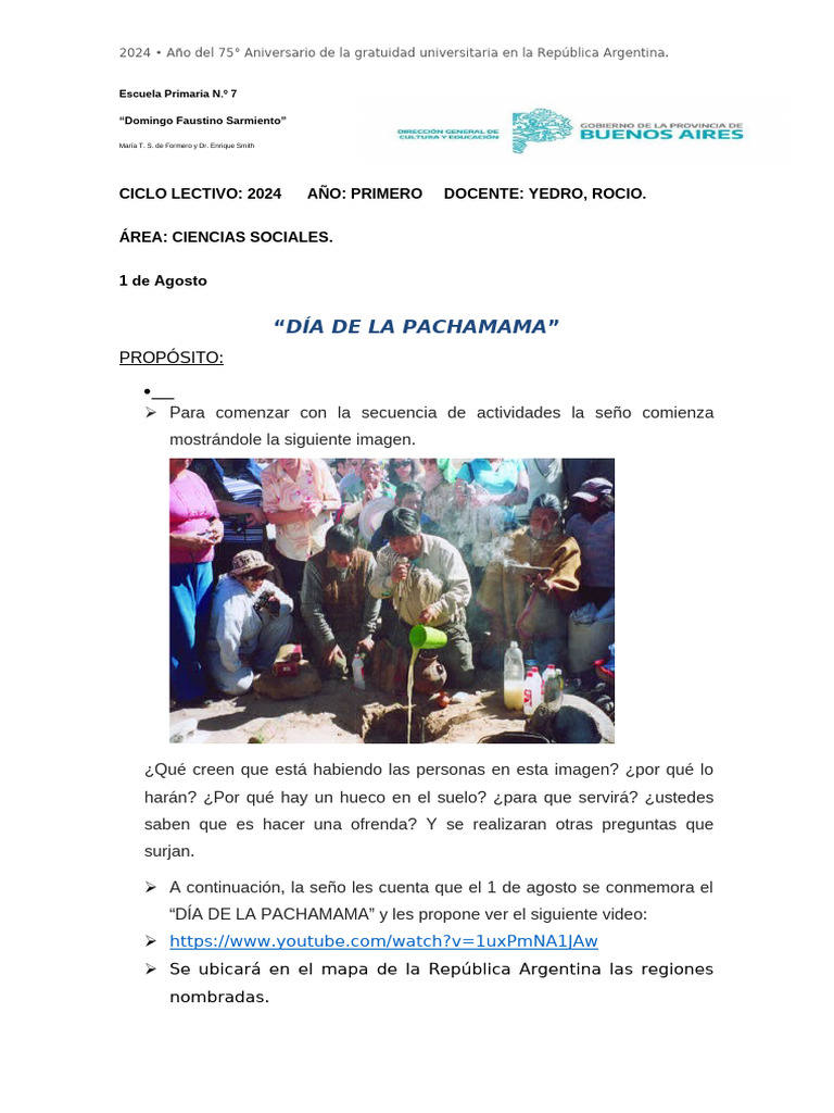 Dia de La Pachamama | PDF