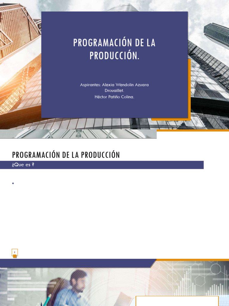 Programación Eficiente de Producción | PDF | Lean Manufacturing | Logística