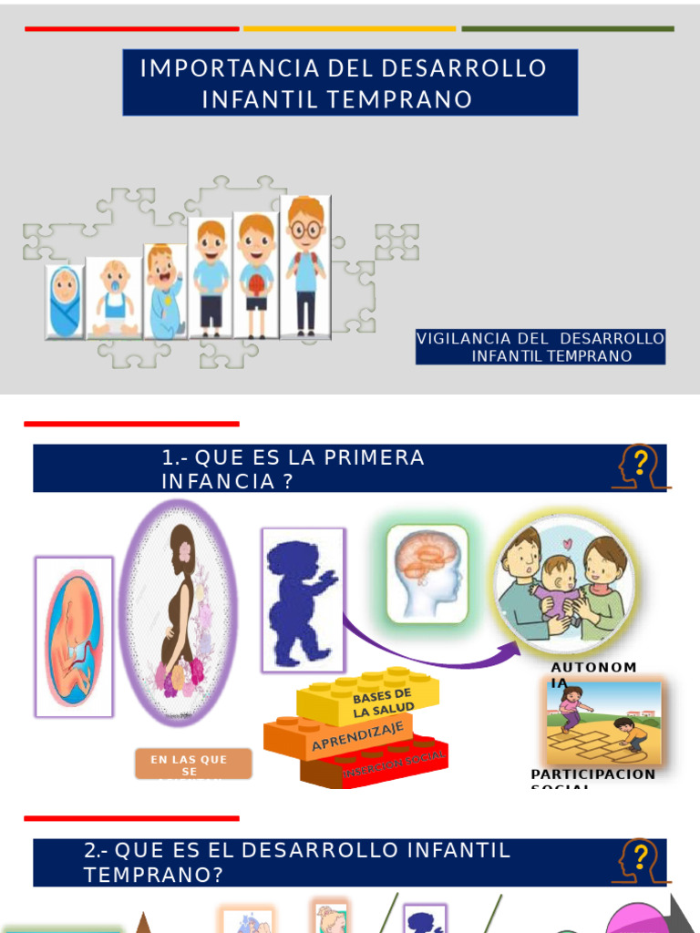 Importancia Del Desarrollo Infantil Temprano y Mil Dias de Oro | PDF | Ciencia cognitiva ...