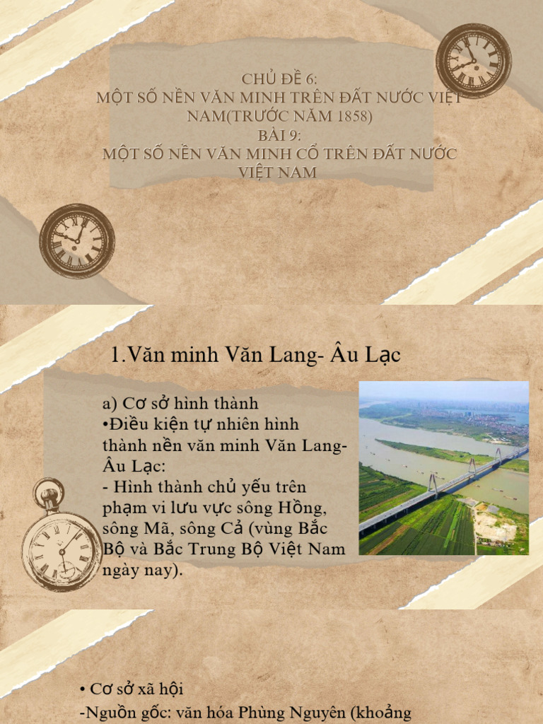 CH Đ 6: M TS N N Văn Minh Trên Đ TN CVI T Nam (TR C NĂM 1858) BÀI 9: M TS N Nvănminhc Trên Đ TN ...