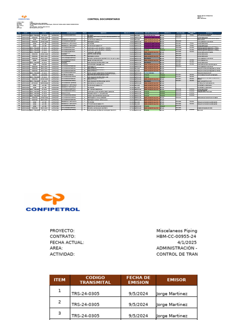 Control Documentario | PDF