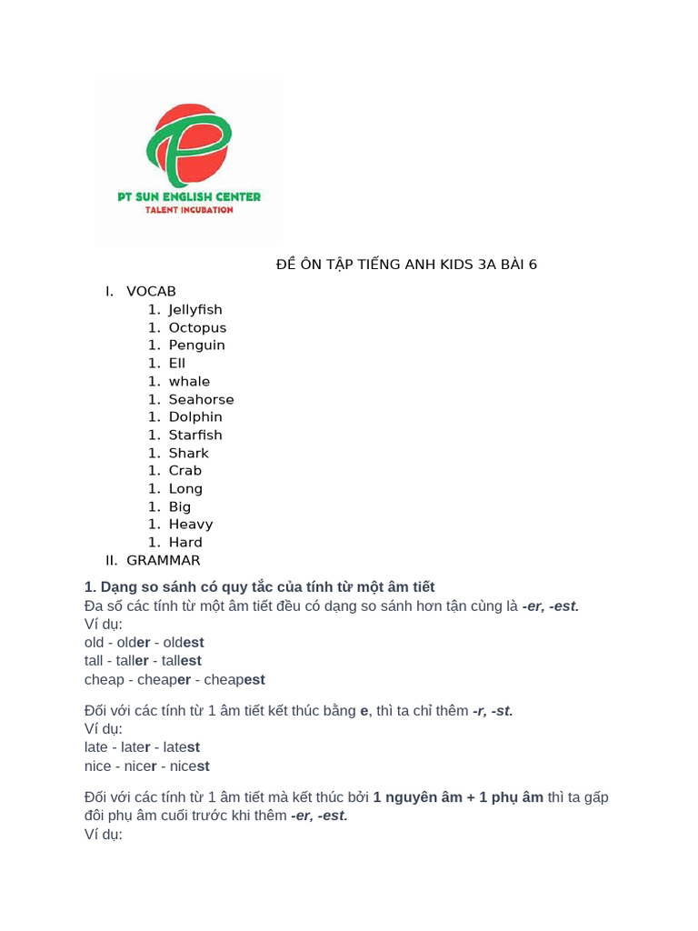 unit 9- outline-kids 3a | PDF