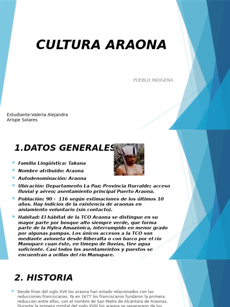 Cultura y situación de los Araona | PDF
