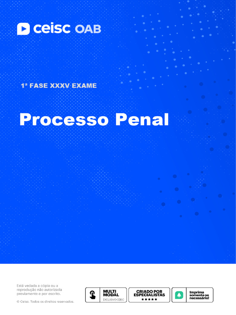 E Book Processo Penal Profa Letícia Neves | PDF | Sentença (jurídico ...