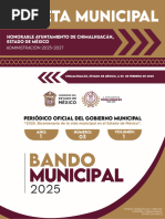 Atizapan - Santa Cruz - Bando-Municipal-2025 | PDF | Gobierno local | México