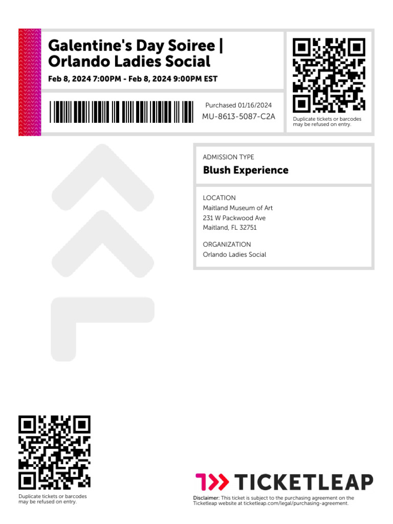 Galentines Day Soiree Orlando Ladies Social | PDF
