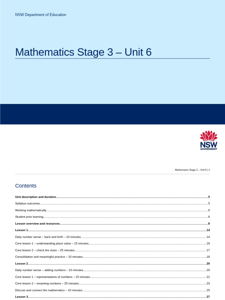 Mathematics s3 Unit 06 | PDF | Numbers | Mathematics