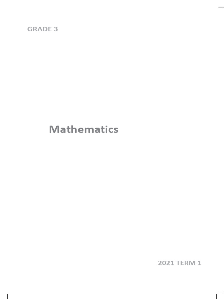 Exemplar Lesson Plan Grade 3 Term 1 - 2021 | PDF | Lesson Plan ...