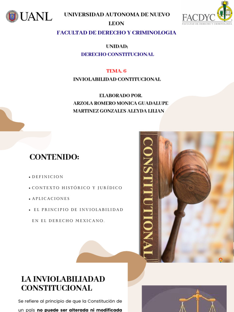 Inviolabilidad constitucional_ | PDF | Constitución | Derechos ...