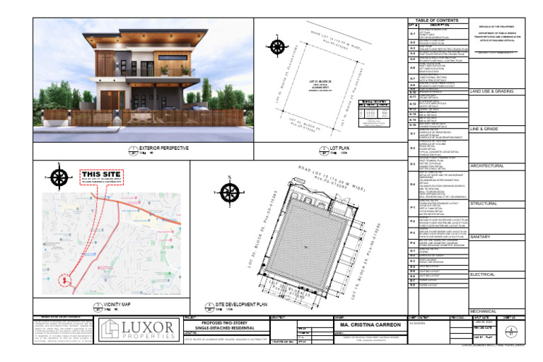This Site: Exterior Perspective Lot Plan | PDF | Structural Engineering | Civil Engineering
