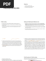 Profile Leveling | PDF | Surveying | Mathematics