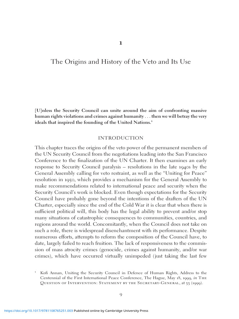 08.0 PP 9 52 The Origins and History of The Veto and Its Use | PDF ...