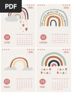 Calendario Michel Zbinden 2025 | PDF