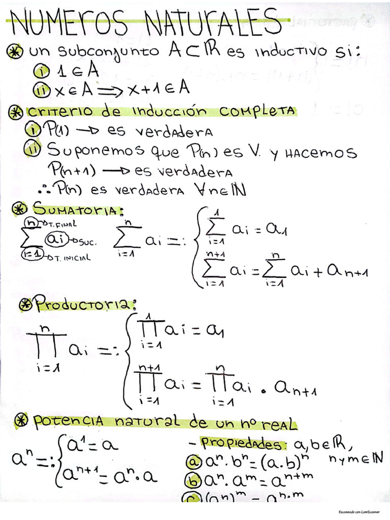 Algebra - Resumen | PDF