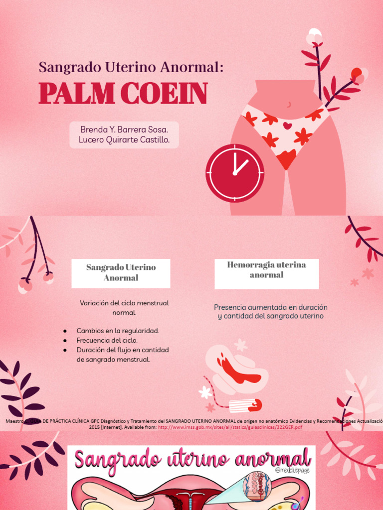 Palm Coein | PDF | Menstruación | Útero