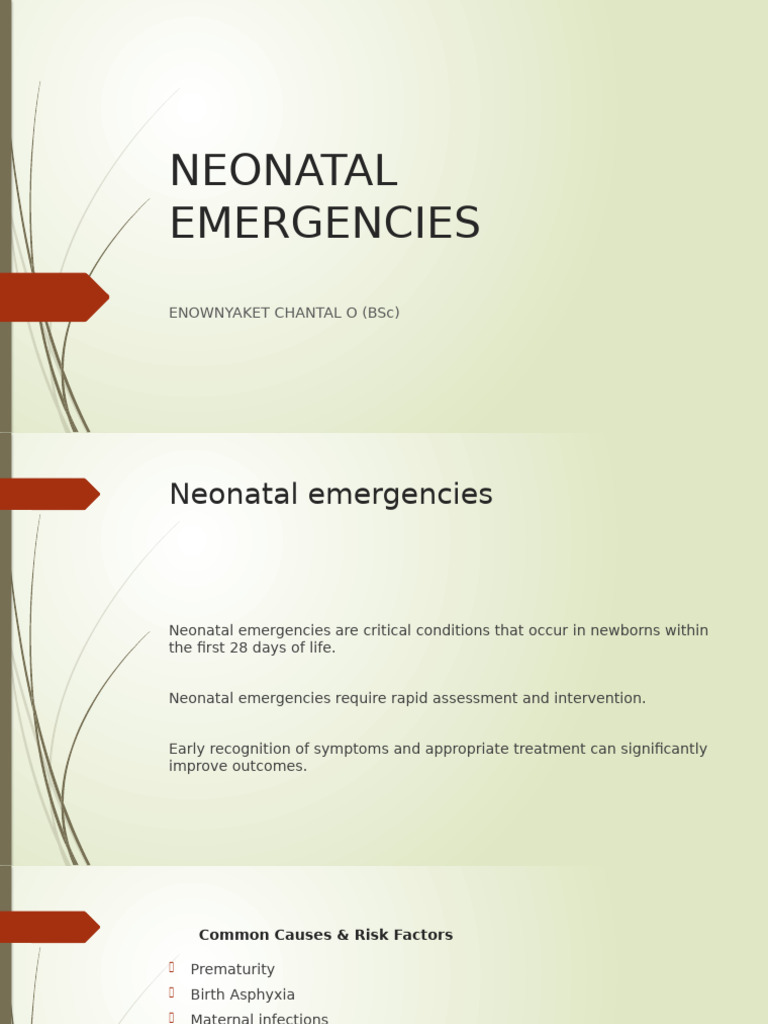 Neonatal Emergencies 2 | PDF | Hypoglycemia | Preterm Birth