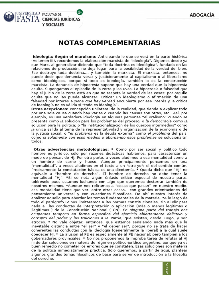 07 Notas Complementarias | PDF | Ideologías | marxismo