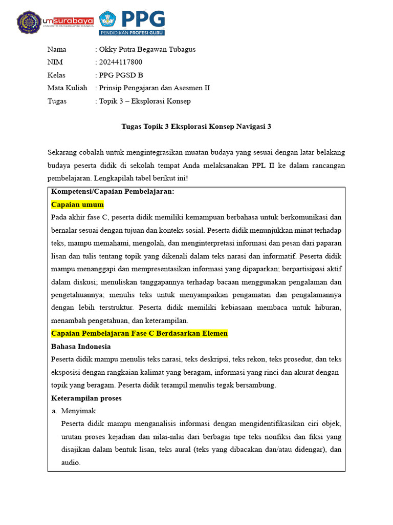 PPA-Topik 3 - Eksplorasi Konsep Navigasi 3 | PDF