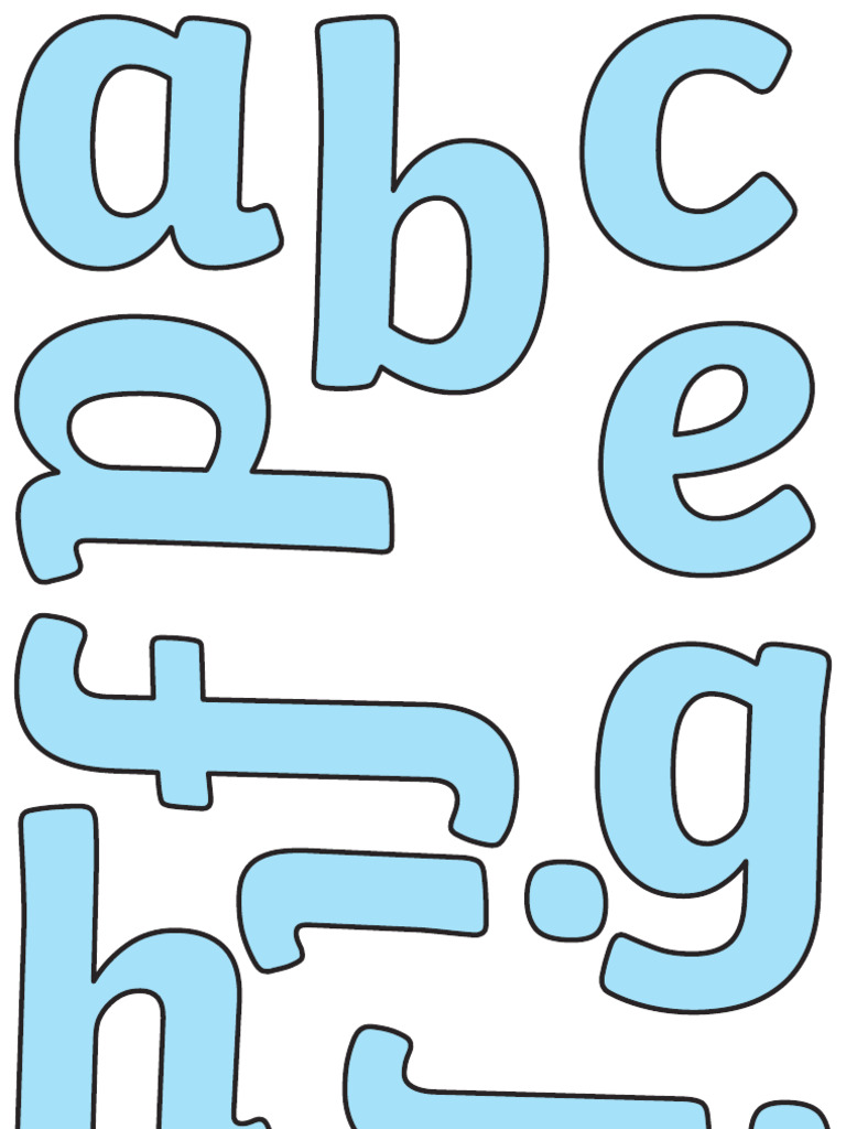 Lower Case Letters | PDF