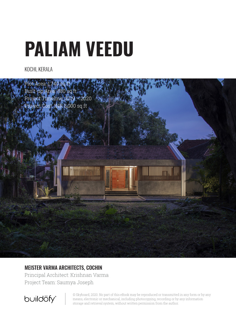 Meister Varma Architects - Paliam Veedu | PDF | Architectural Design | Architecture