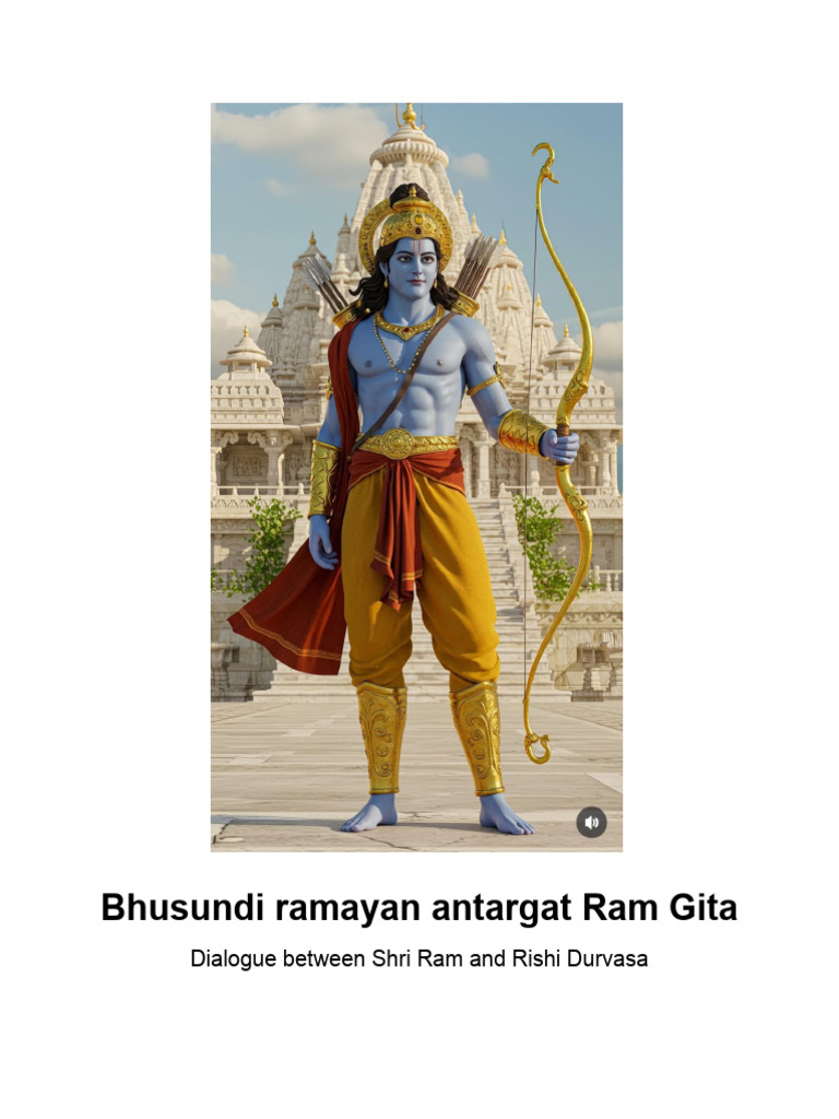 Bhusundi Ramayan Antargat Ram Gita | PDF