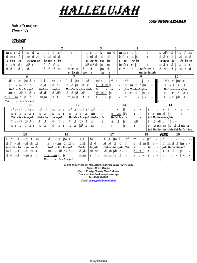 Hallelujah | PDF